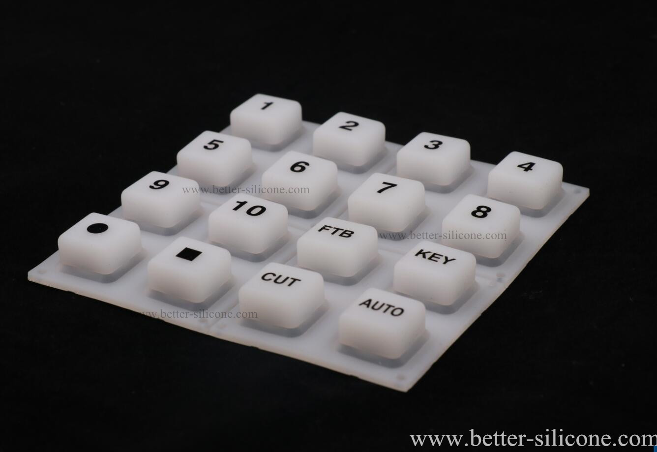 Custom Multi Color Keypad from China manufacturer - Better Silicone