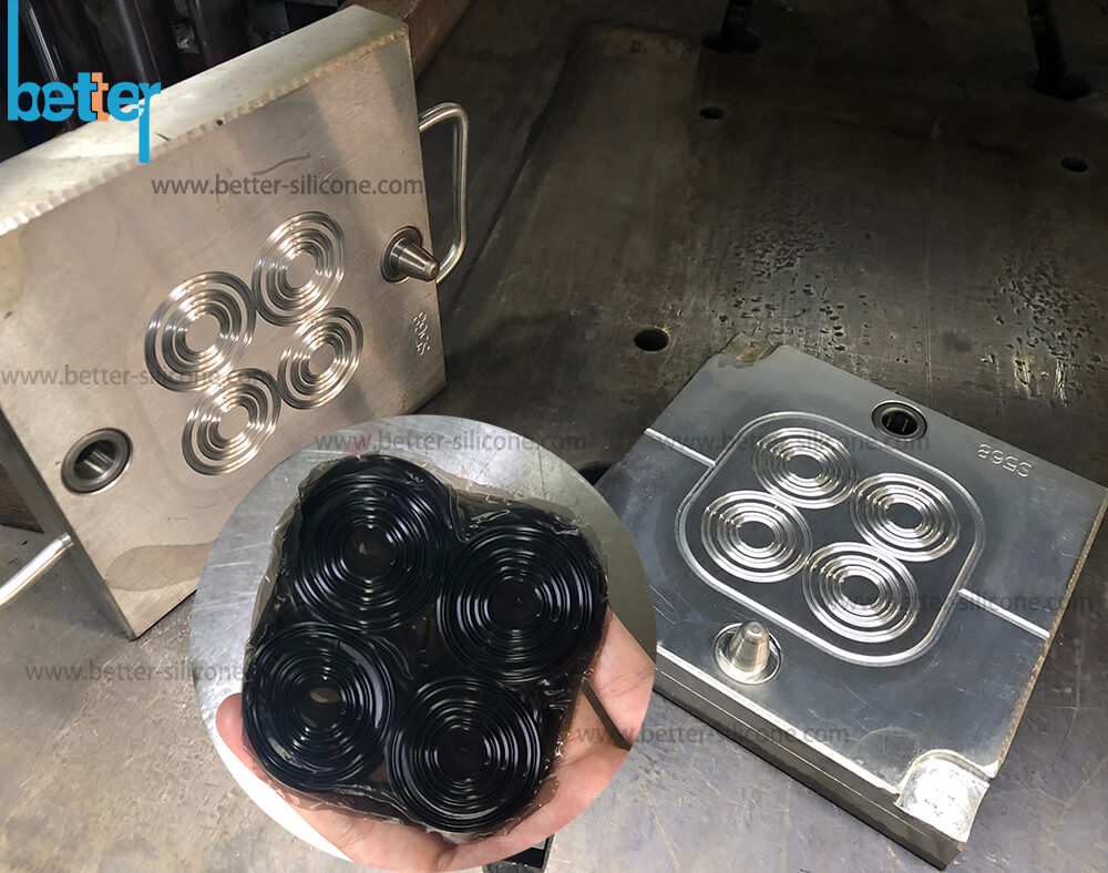 Custom Silicone Rubber Compression Molds for Bellows from China ...