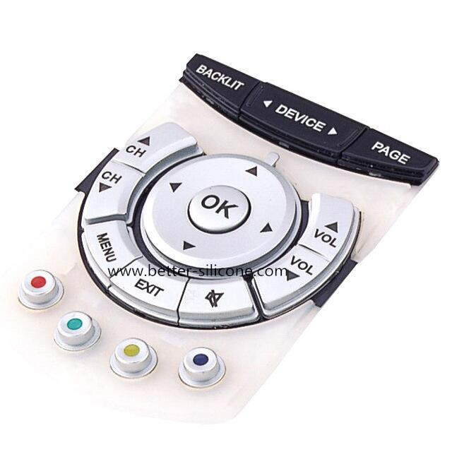Silicone Rubber Keypad with Plastic Key Cover from China manufacturer ...